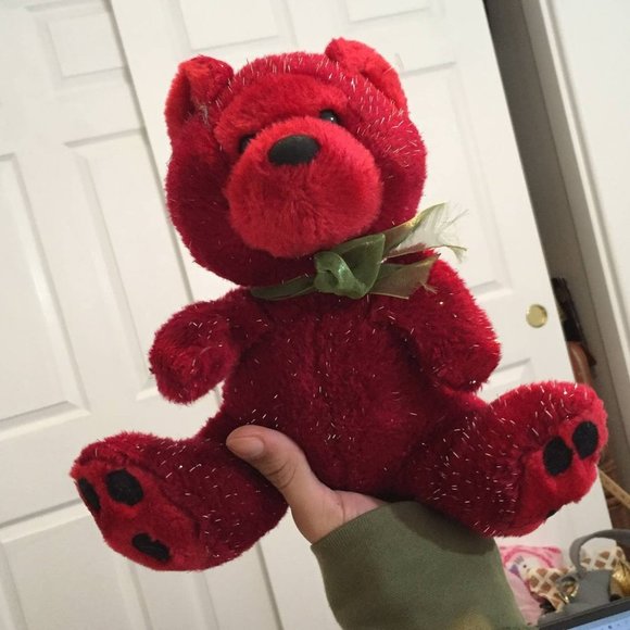 Toys | Giant Red Bear Plush | Poshmark